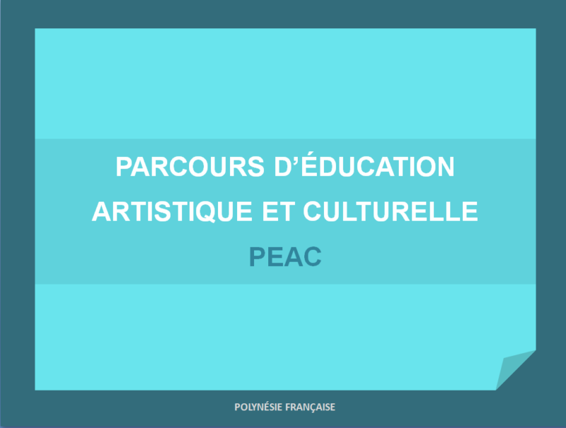 E-Cahier PEAC – cycles 1 – 2 – 3 – Direction de l'éducation et des ...